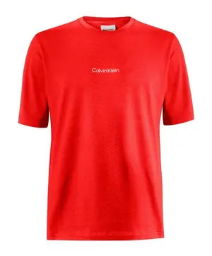 Calvin Klein Solid Color T-shirt - Red