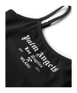 Palm Angels Logo Mini Dress