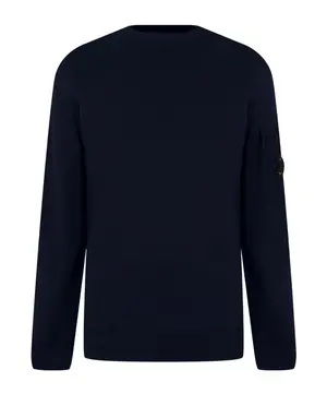 C.P. COMPANY Lens Crew-neck Sweatshirt - Black