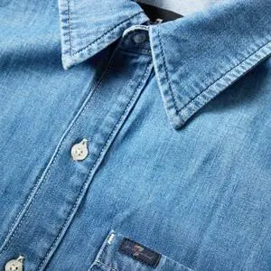 7 For All Mankind Button-down Denim Shirt