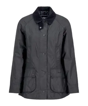 Barbour Beadnell Waxed Jacket - Black