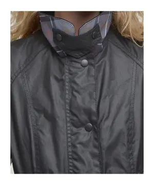 Barbour Beadnell Waxed Jacket - Black