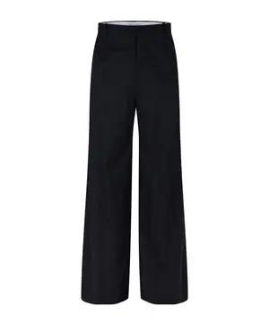 Bottega Veneta Straight Trousers - Black