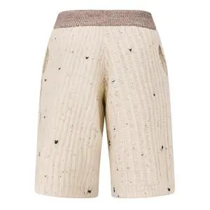 Bottega Veneta Cream Textured Knit Shorts