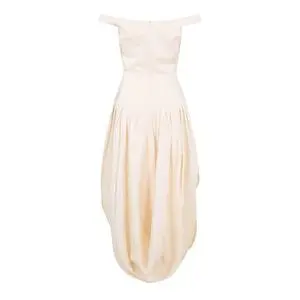 Magda Butrym Off-the-shoulder Maxi Dress With Pleated Skirt