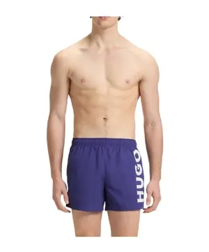 Hugo Boss Abas Swim Shorts With Vertical Logo