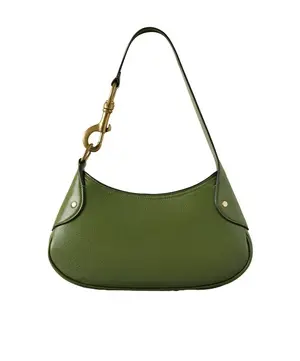 Mulberry Solid Color Bowling Bag - Green