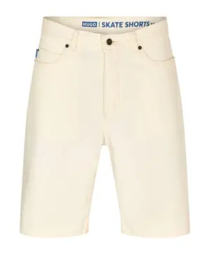 Hugo Boss Straight Leg Denim Shorts - No