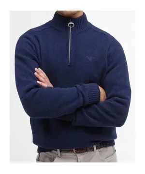 Barbour Long-sleeved Half-zip Sweater