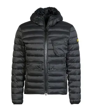Barbour Ouston Quilted Puffer Jacket With Hood