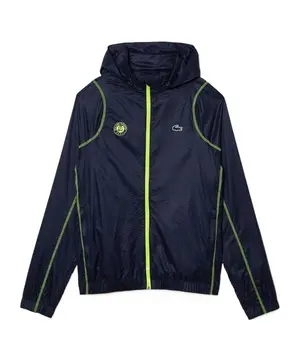 Lacoste Minimal Windproof Jacket - Navy
