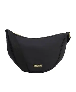 Barbour Solid Color Shoulder Bag - Black