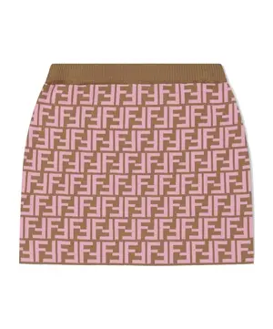 Fendi Printed Knit Skirt