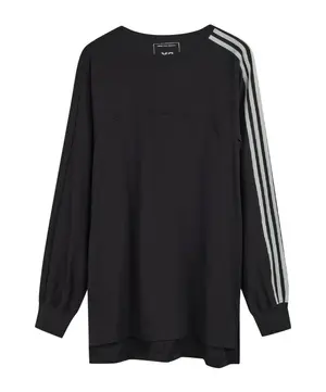 Y3 Solid Color Long Sleeve T-shirt - Black