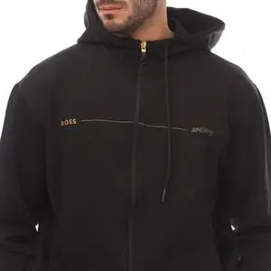Hugo Boss Printed Artwork Zip-up Hoodie
