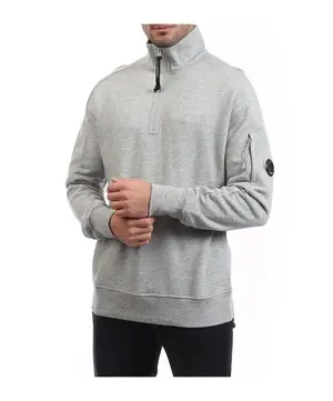 C.P. COMPANY Diagonal Raised Fleece Half-zip Sweatshirt