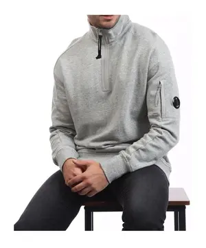 C.P. COMPANY Diagonal Raised Fleece Half-zip Sweatshirt