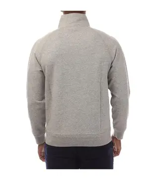 C.P. COMPANY Diagonal Raised Fleece Half Zip Logo Sweatshirt