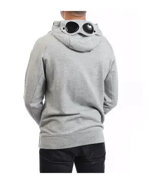 C.P. COMPANY Diagonal Raised Fleece Goggle Zip Hoodie