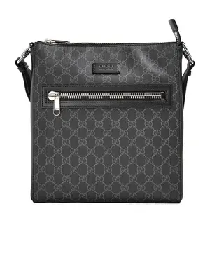 Gucci Printed Cross Body Bag - Black
