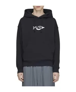 Y3 French Terry Liquid Logo Hoodie