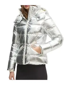Mackage Madalyn Hooded Puffer Jacket - Silver