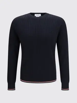 Thom Browne Wool-blend 4-bar Jumper - Navy