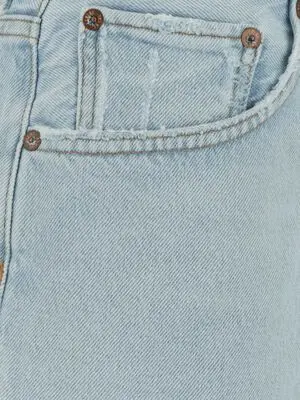 AGOLDE Light Wash Shorts