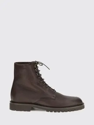 Brunello Cucinelli Lace-up Leather Boots - Brown