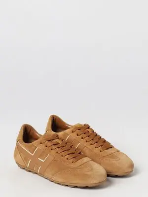 Hogan Suede Lace-up Sneakers - Beige