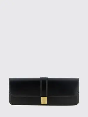 Khaite Clutch With Gold Tone Clasp - Black