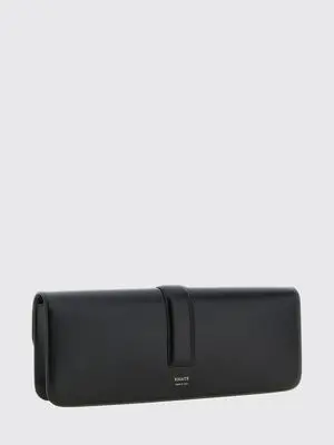 Khaite Clutch With Gold Tone Clasp - Black