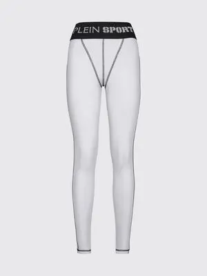 PLEIN SPORT Leggings With Contrast Stitching - White