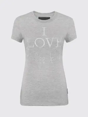 Philipp Plein Embellished T-shirt - Grey