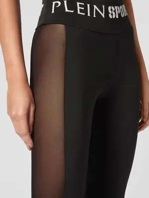 PLEIN SPORT Mesh Panel Leggings