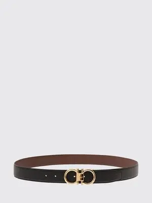 FERRAGAMO Gancini Buckle Belt - Black