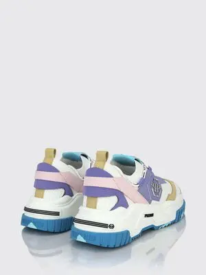 Philipp Plein Paneled Lace Up Sneakers