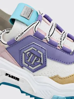 Philipp Plein Paneled Lace Up Sneakers