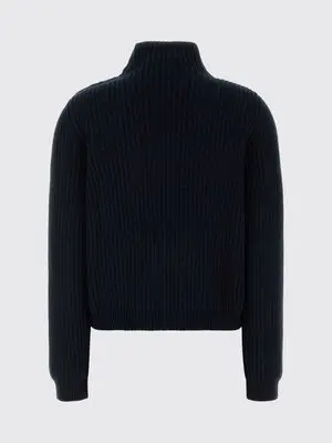 FERRAGAMO Ribbed Turtleneck With Button Detail