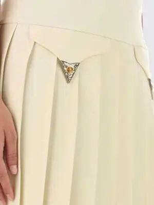 Versace Pleated Skirt