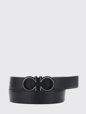 FERRAGAMO Gancini Buckle Belt - Black