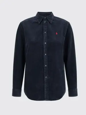 Polo Ralph Lauren Slim Fit Velvet Shirt - Navy