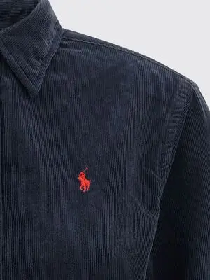 Polo Ralph Lauren Slim Fit Velvet Shirt - Navy