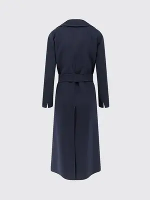 Max Mara Belted Coat - Navy