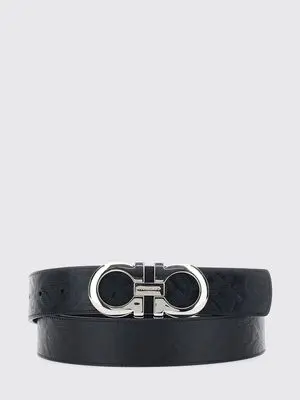 FERRAGAMO Gancini Belt - Black