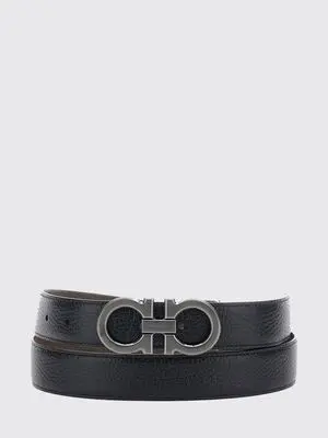 FERRAGAMO Gancini Belt - Black
