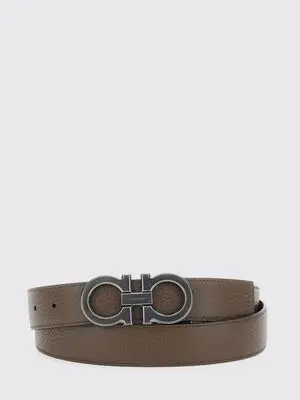 FERRAGAMO Leather Belt - Black