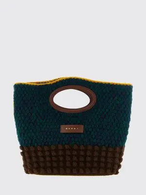 Marni Woven Handbag - Green