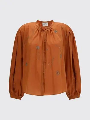 FORTE_FORTE Cotton And Silk Blouse - Black 1