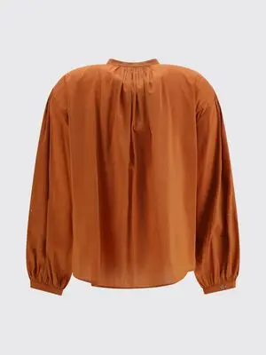 FORTE_FORTE Cotton And Silk Blouse - Black 1